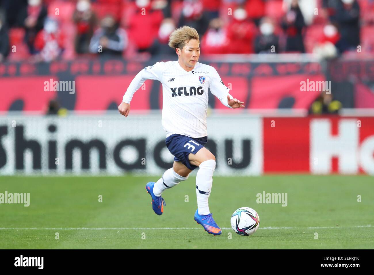 Saitama, Japan. 27th Feb, 2021. Shuto Abe (FC Tokyo) Football/Soccer ...