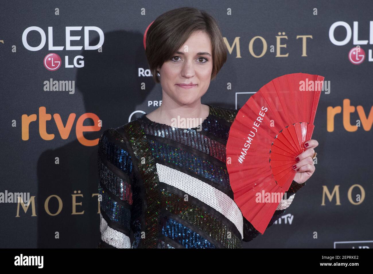 Carla Simon attends red carpet of Goya Cinema Awards 2018 at Madrid ...