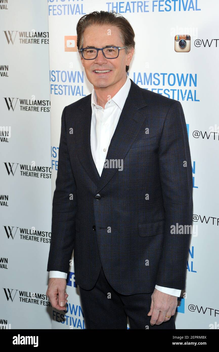 Actor Kyle MacLachlan attends the 2018 Williamstown Theatre Festival ...