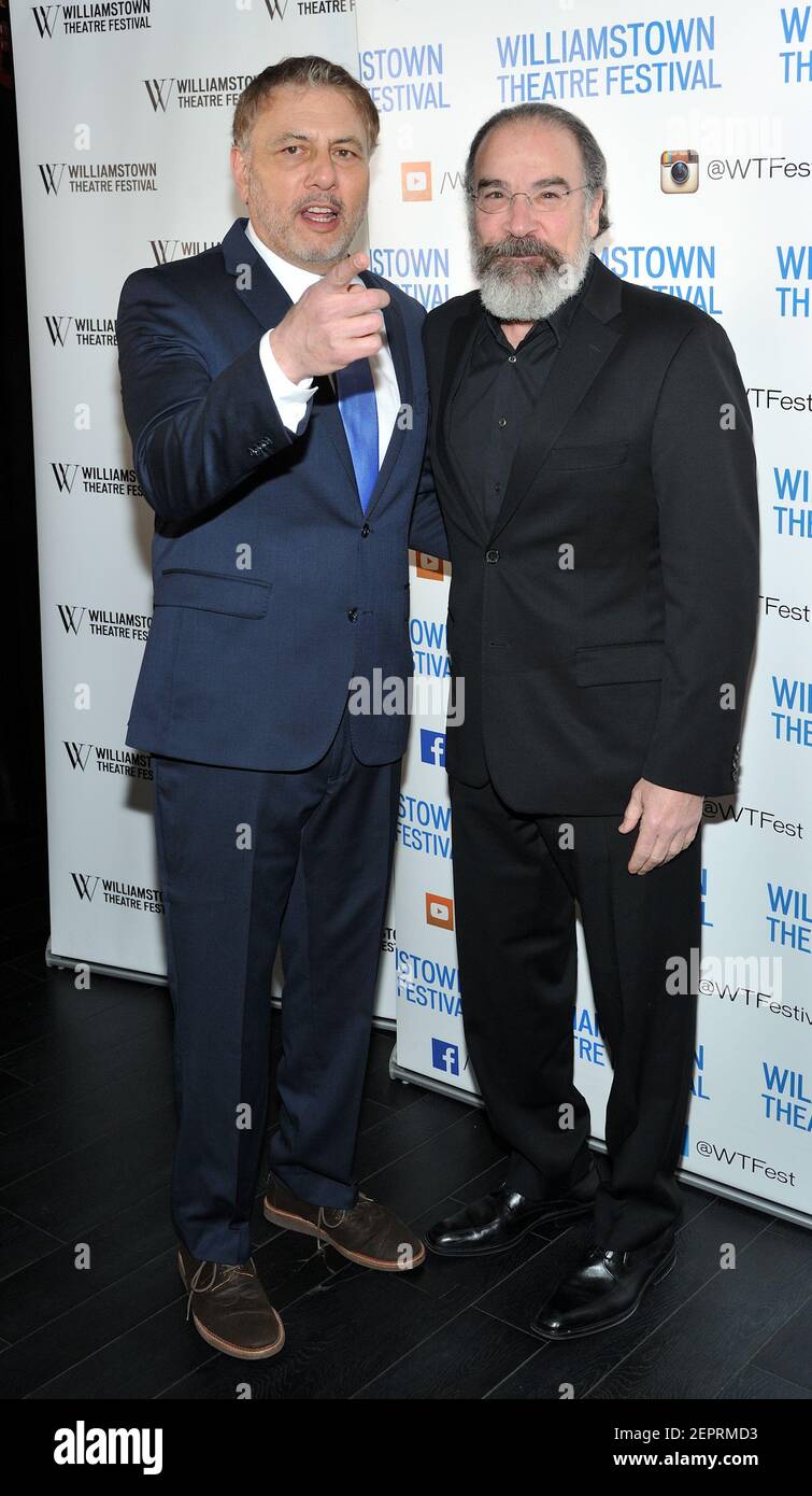 L-R: Showtime exec Gary Levine and actor Mandy Patinkin attend the 2018 ...