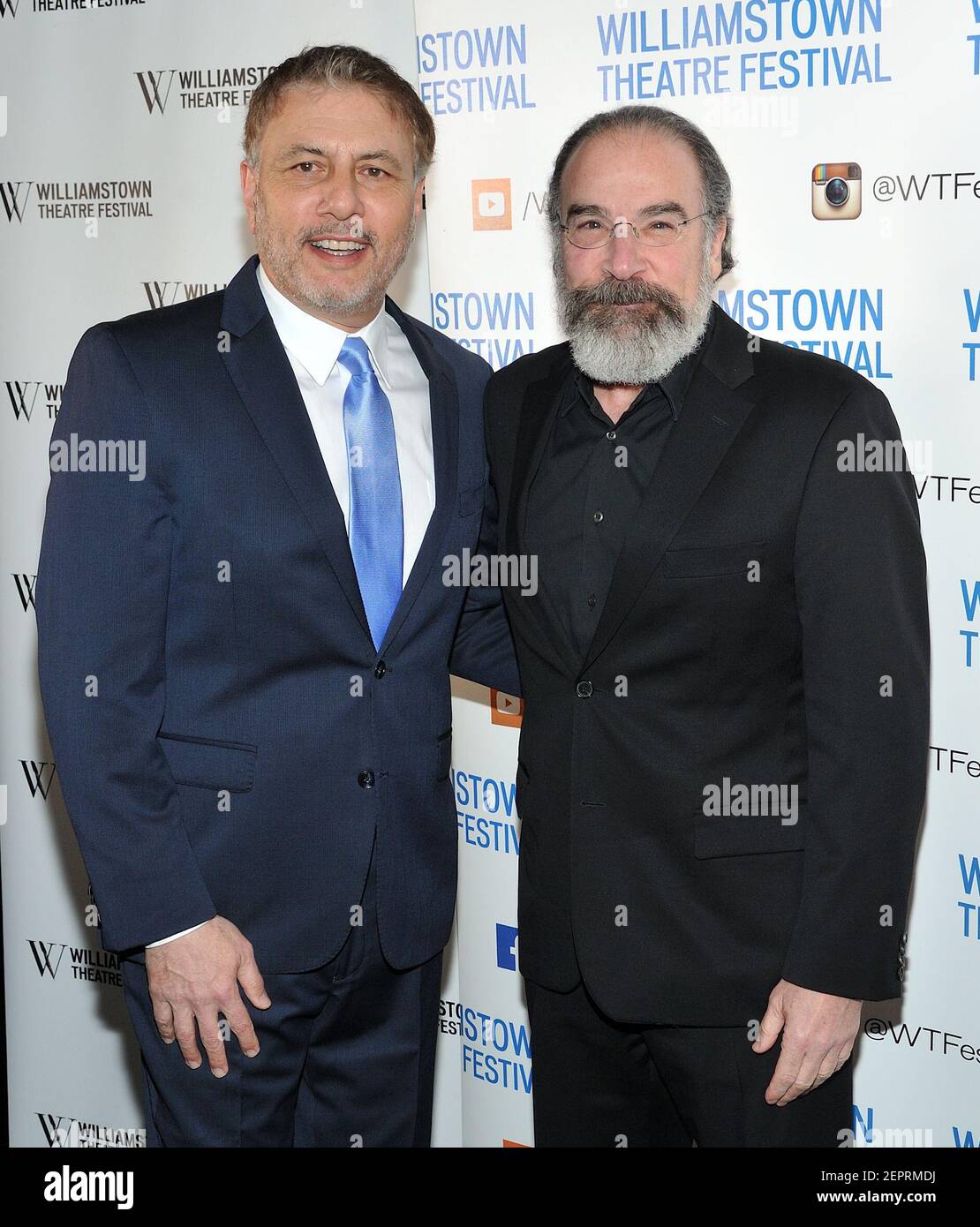 L-R: Showtime exec Gary Levine and actor Mandy Patinkin attend the 2018 ...