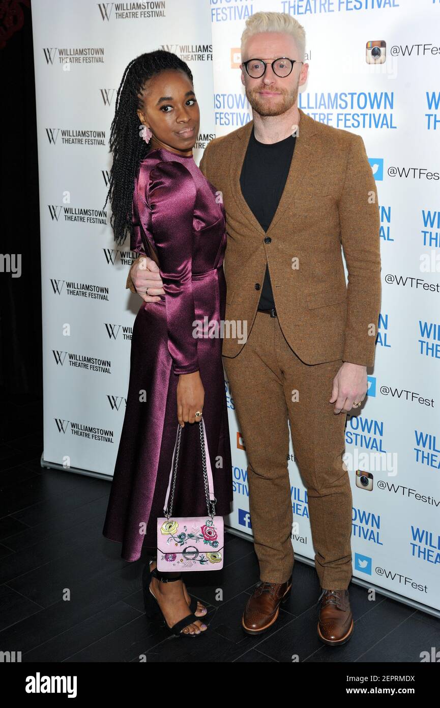 Playwright Matt Gould (R) attends the 2018 Williamstown Theatre ...
