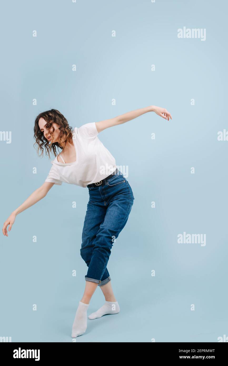 Bending slightly forward hi-res stock photography and images - Alamy