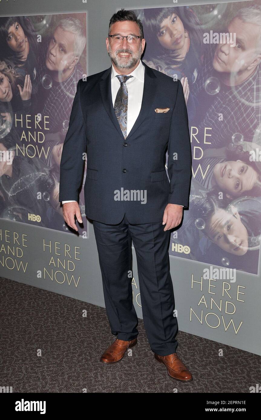 David Knoller arrives at HBO's "Here And Now" Los Angeles Premiere held ...