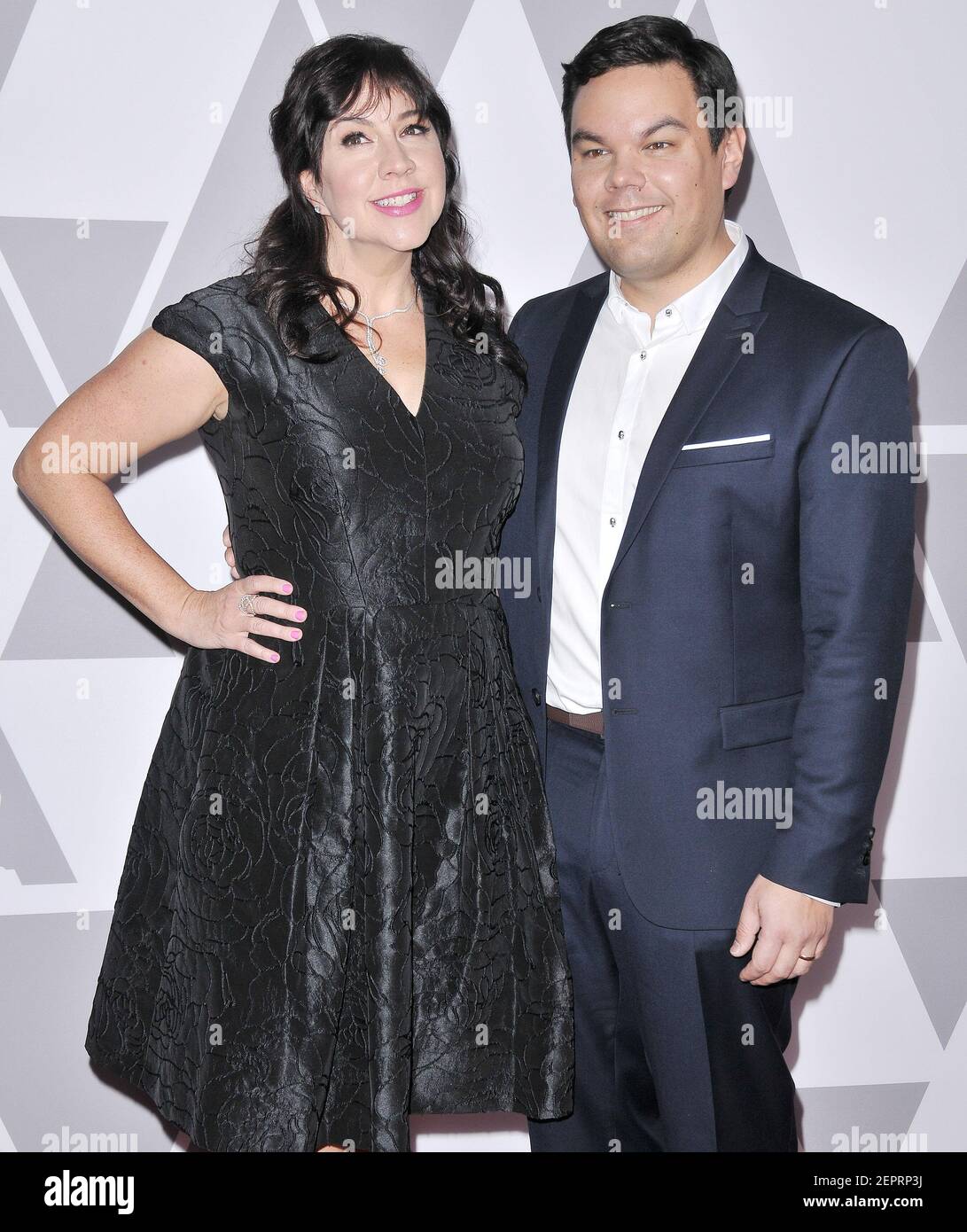 Kristen Anderson Lopez and Bobby Lopez at the 90th Annual Academy ...