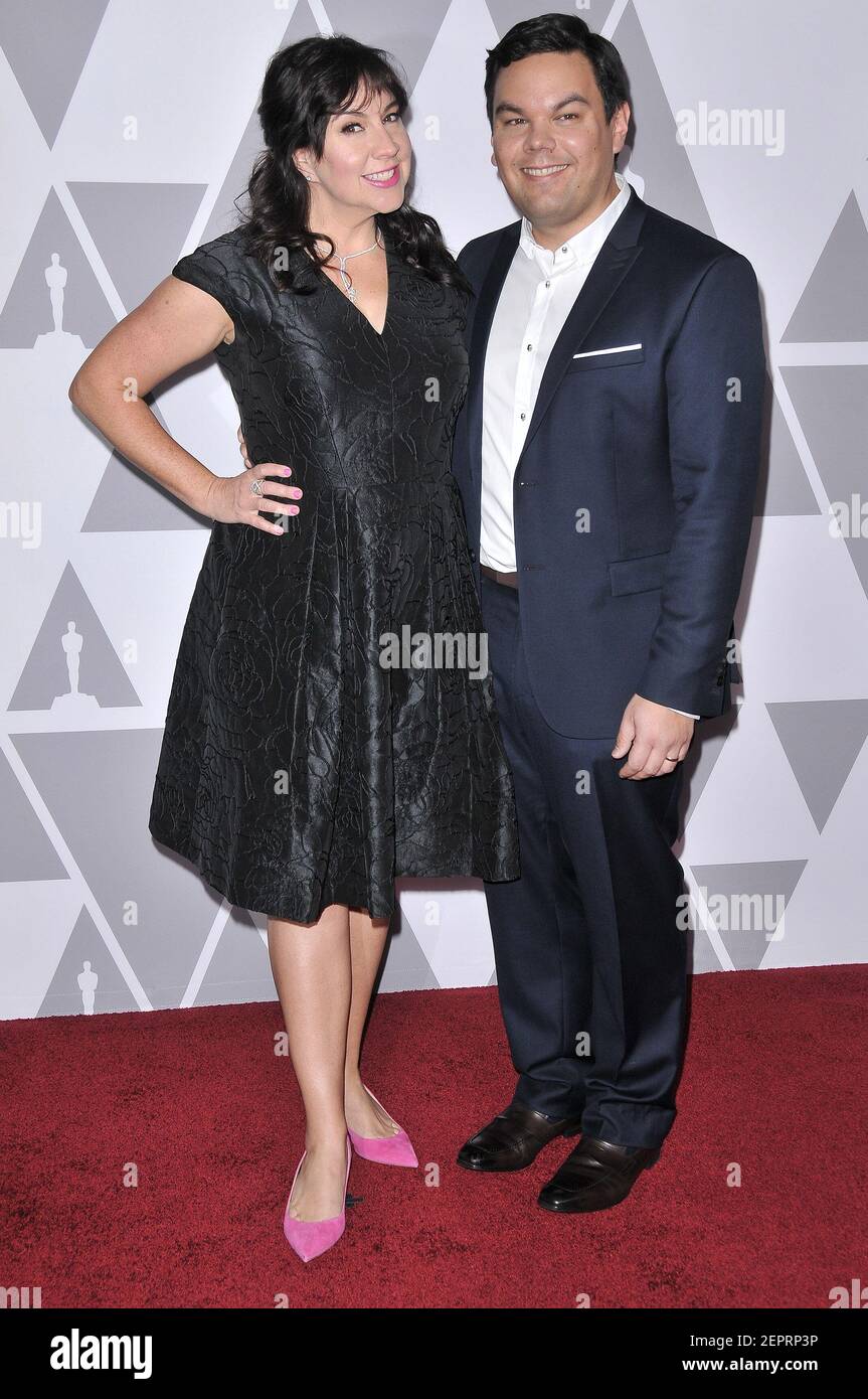 Kristen Anderson Lopez and Bobby Lopez at the 90th Annual Academy ...