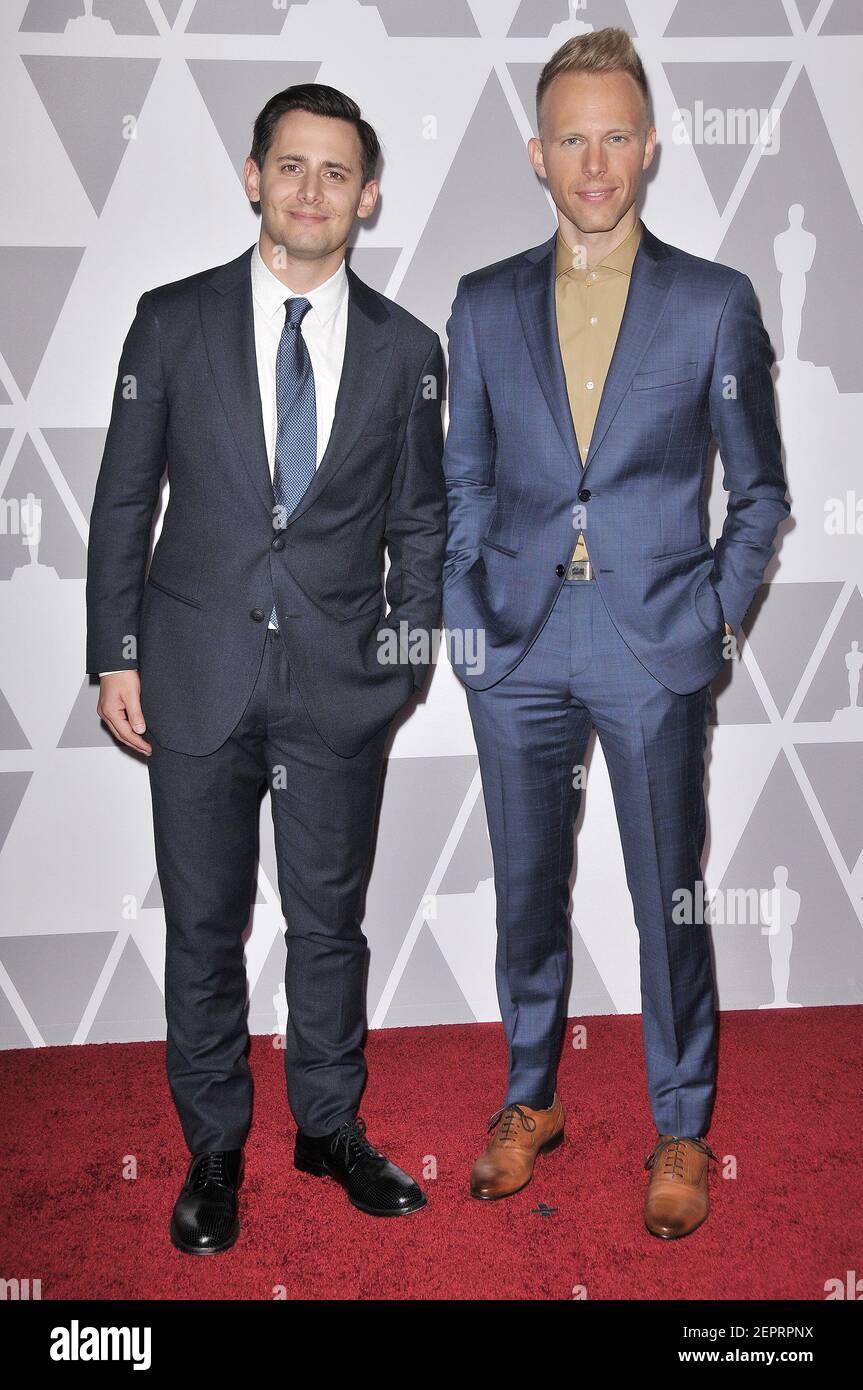 Benj Pasek and Justin Paul at the 90th Annual Academy Awards Nominee ...