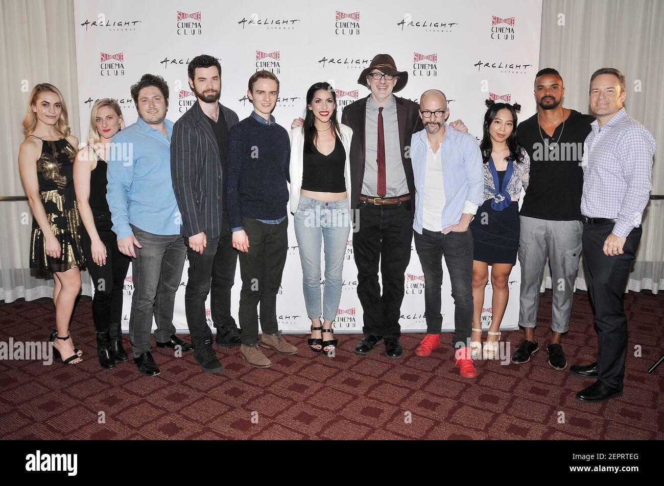 (L-R) "Bernard And Huey" Cast & Crew - Keelin Woodell, Hartleigh Buwick ...