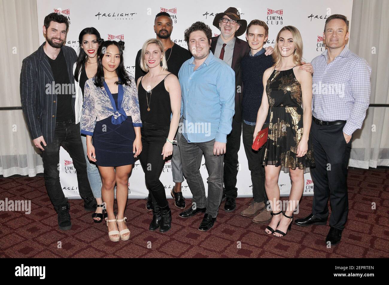 (L-R) "Bernard And Huey" Cast & Crew - Jake O'Connor, Andrea Lareo ...