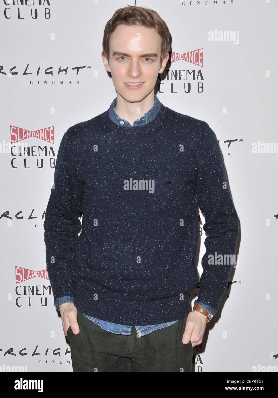 Jay Renshaw arrives at the Slamdance Cinema Club's "Bernard And Huey" Los Angeles Screening held ...