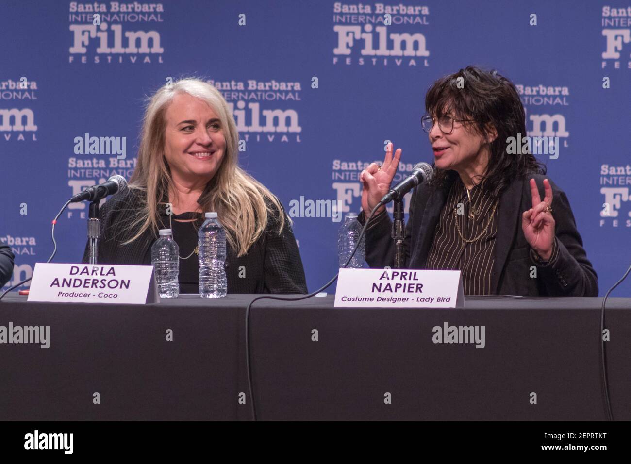 Darla Anderson (Producer - Coco), April Napier (Costume Designer - Lady ...