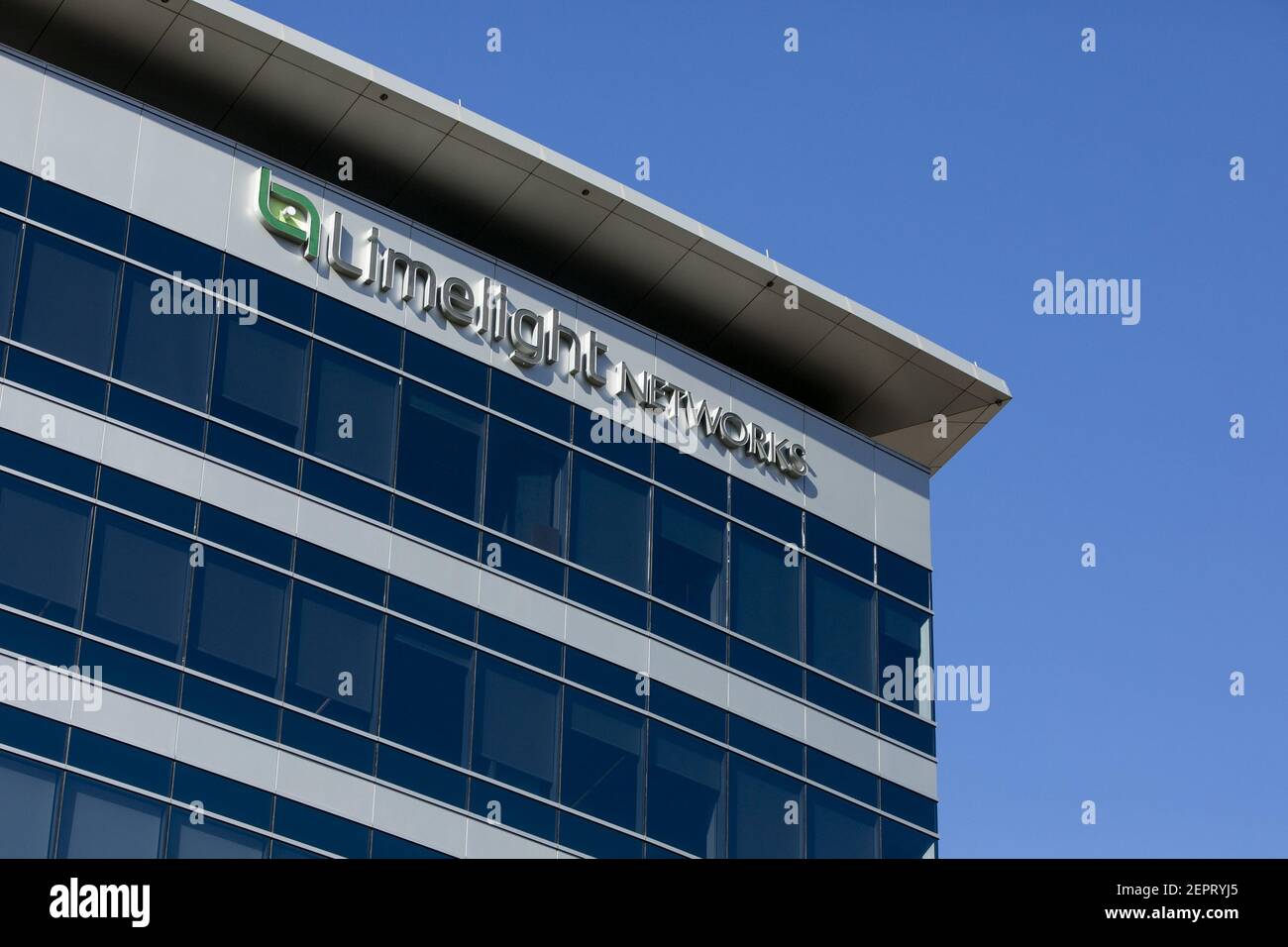 A logo sign outside of the headquarters of Limelight Networks in Tempe ...