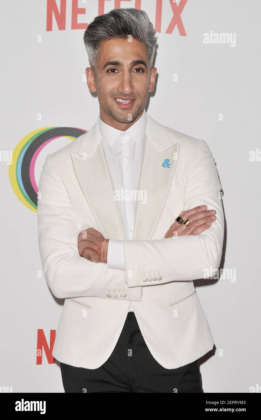 Tan France arrives at Netflix's "Queer Eye" Season 1 Premiere held at ...