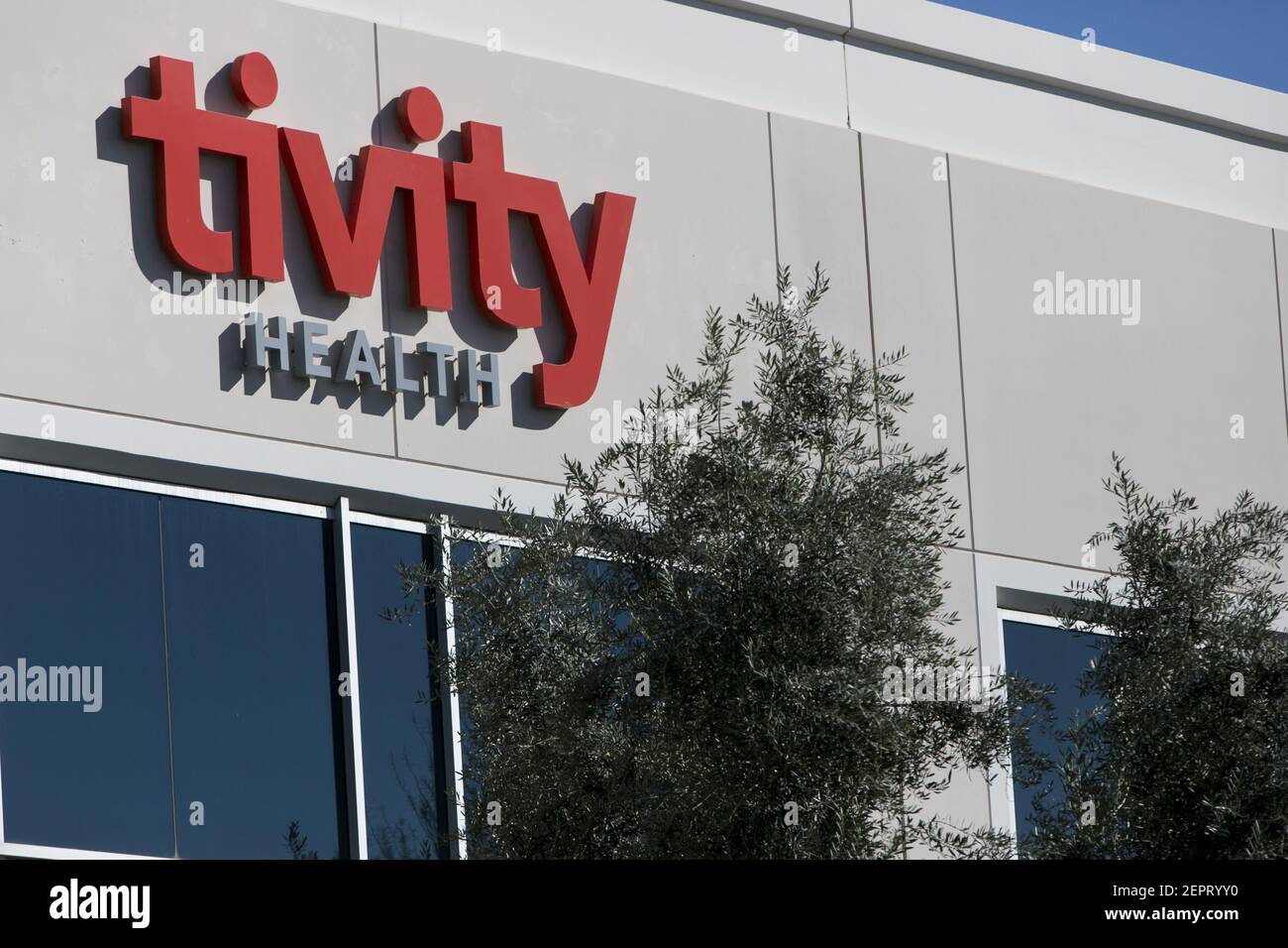 A logo sign outside of a facility occupied by Tivity Health in Chandler ...