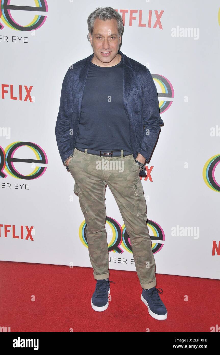 Thom Filicia arrives at Netflix's "Queer Eye" Season 1 Premiere held at ...