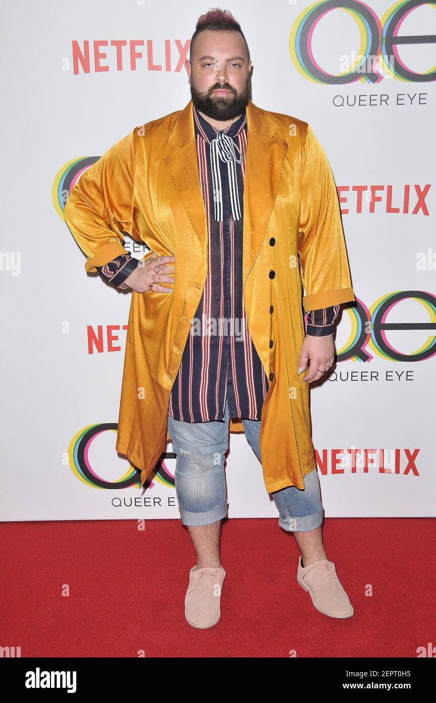 Troy Solomon arrives at Netflix's "Queer Eye" Season 1 Premiere held at ...