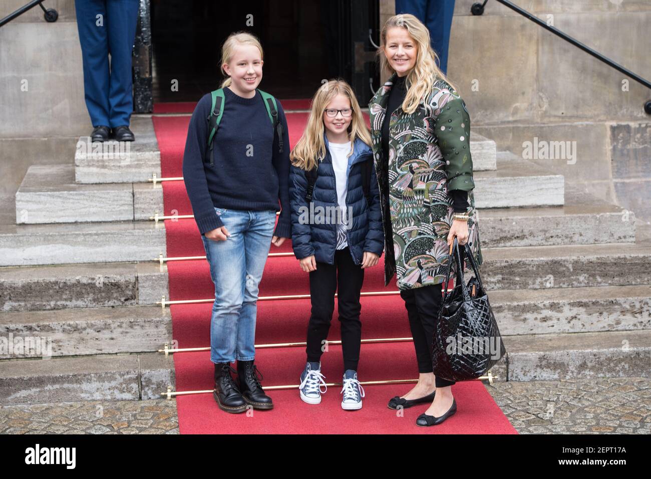 Princess Mabel and daughters countess Luana and countess Zaria during ...