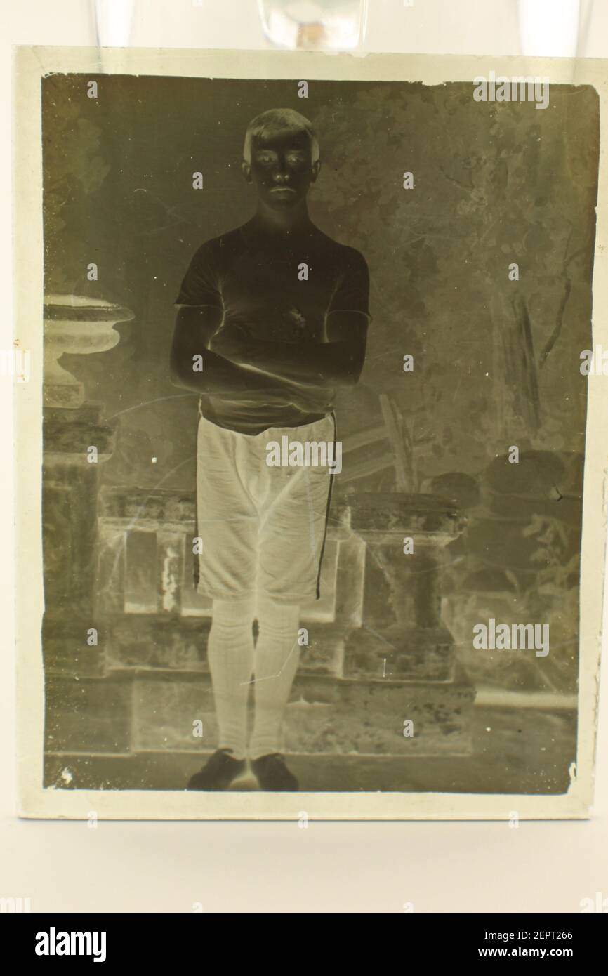 Damaged glass negative plate hi-res stock photography and images - Alamy