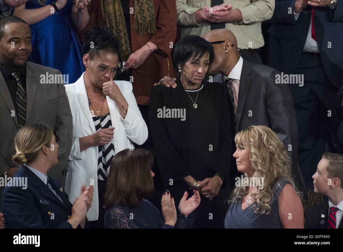 UNITED STATES - JANUARY 30: From left, Robert Mickens and Elizabeth ...