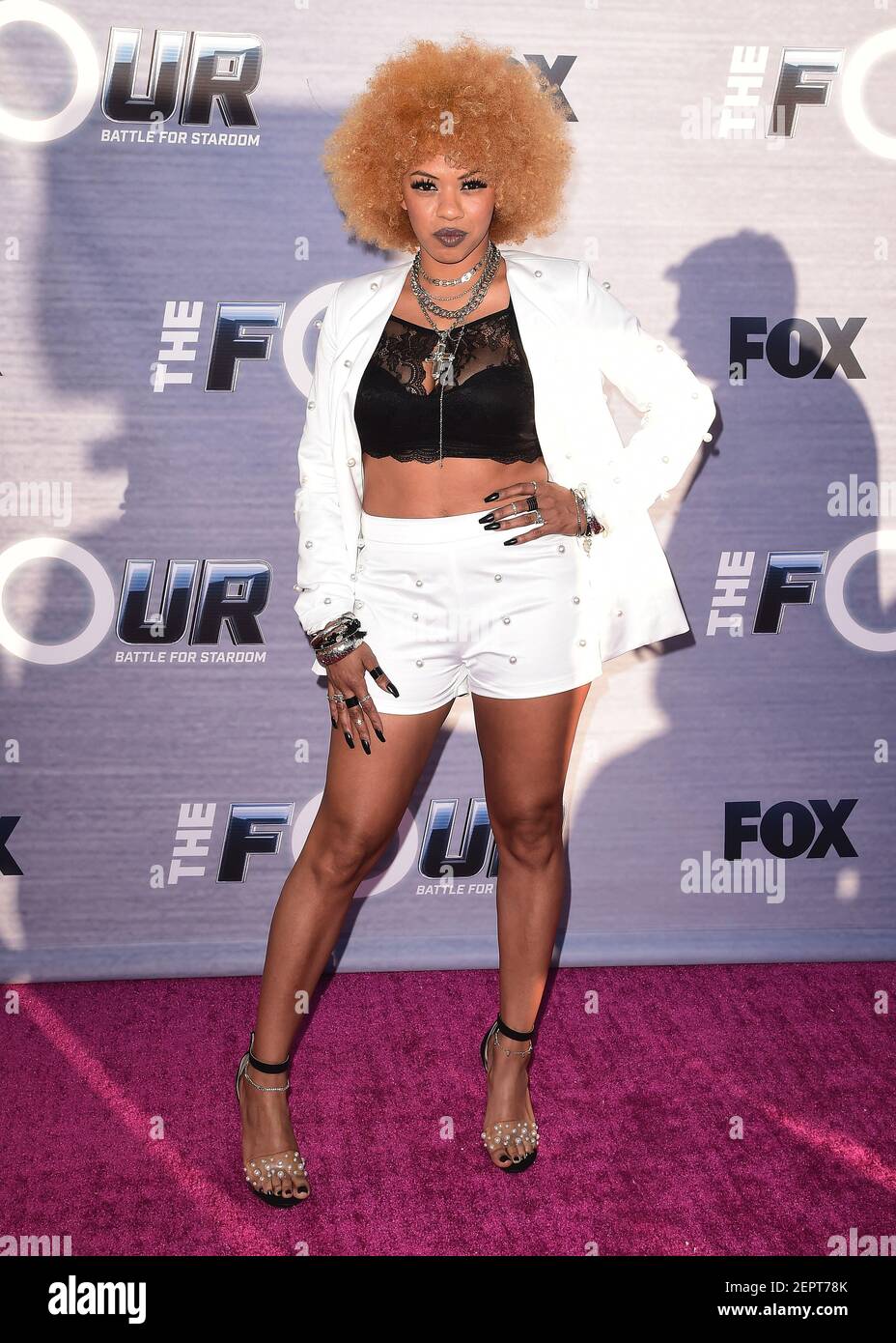 HOLLYWOOD, CA - FEBURARY 8: Lex Lu at FOX's "The Four: Battle for ...