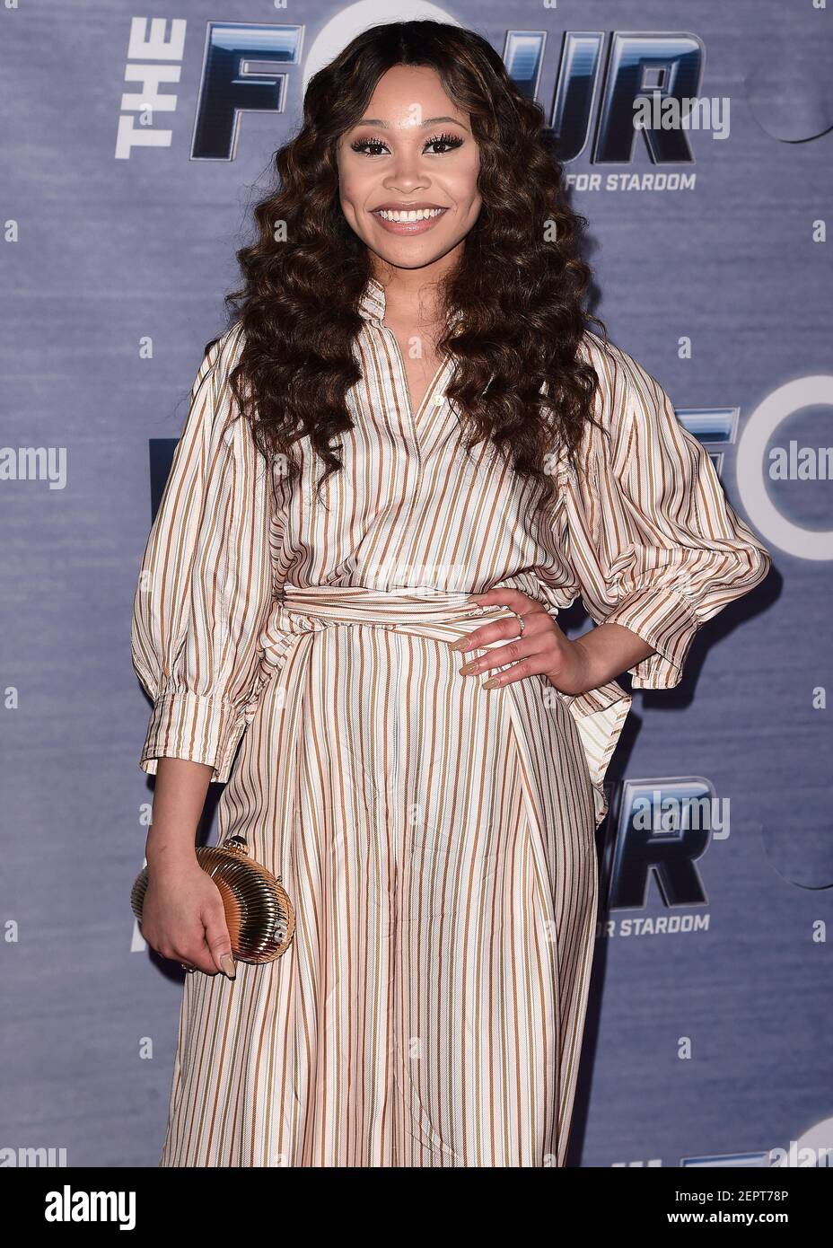 HOLLYWOOD, CA - FEBURARY 8: Evvie McKinney at FOX's "The Four: Battle ...