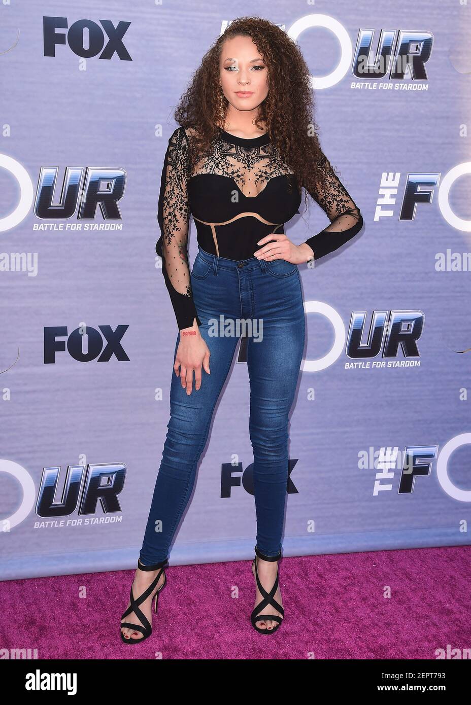 HOLLYWOOD, CA - FEBURARY 8: Cheyenne Elliot at FOX's "The Four: Battle ...