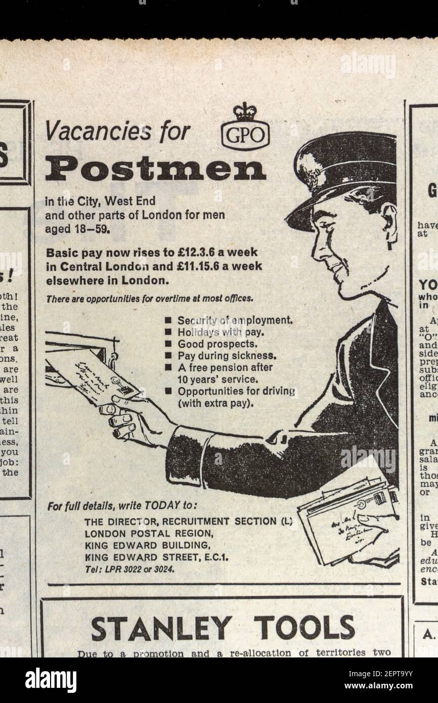 Post office uk 1960s hi-res stock photography and images - Alamy