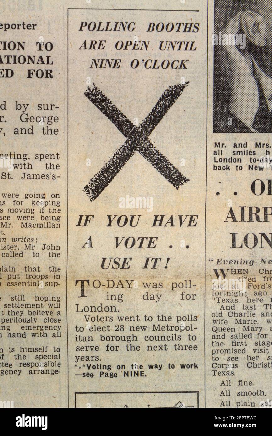 Polling day hi-res stock photography and images - Alamy