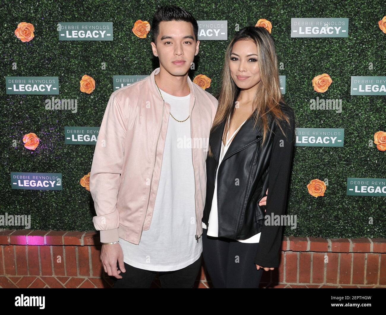 Carlin James and Althea Deguzman at the Debbie Reynolds Legacy Studios ...