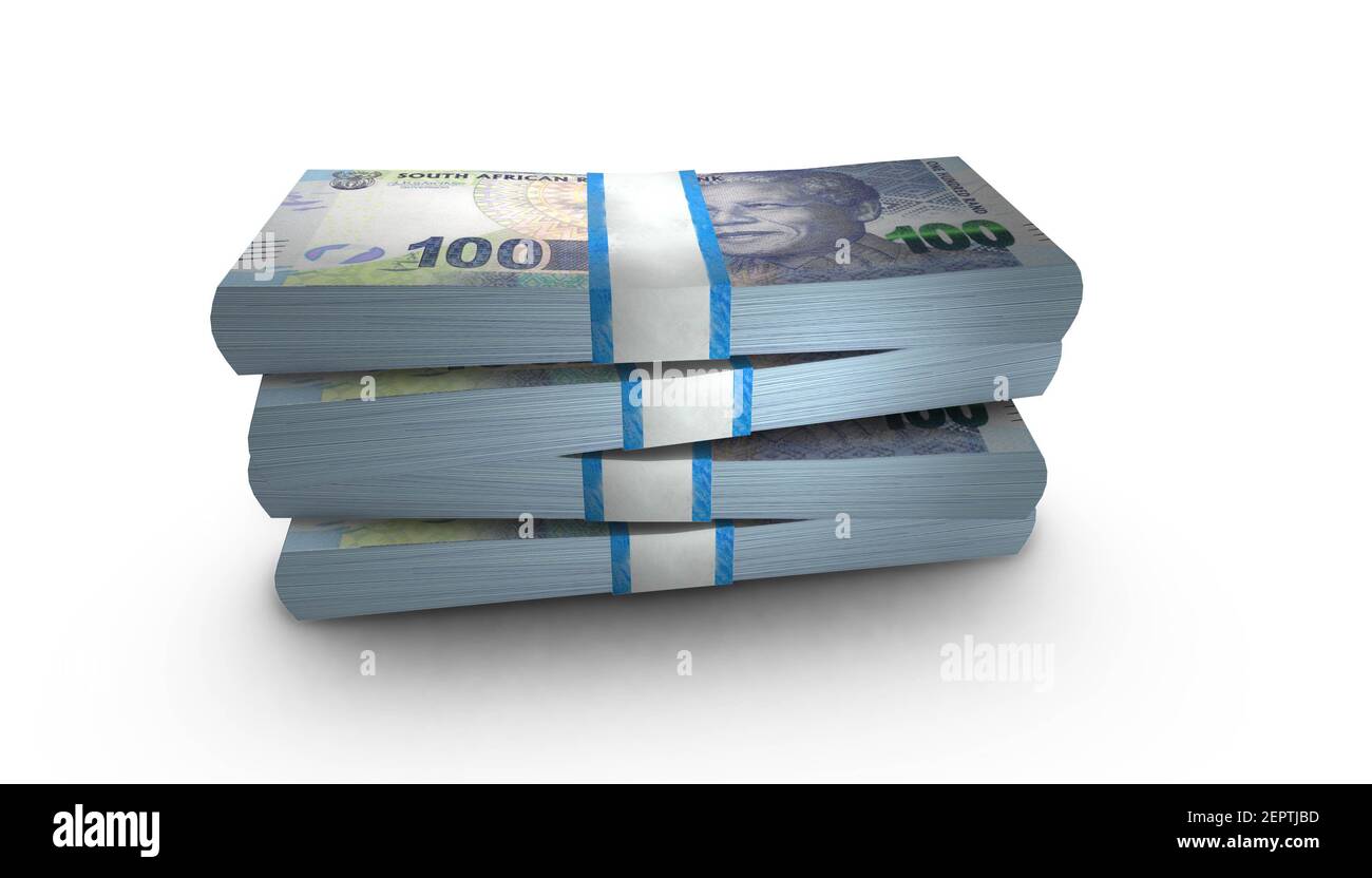 100 rand note hi-res stock photography and images - Alamy