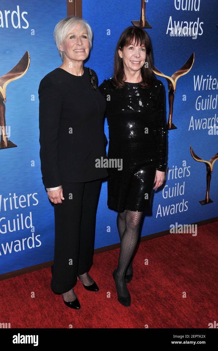 Glenn Close and Alison Cross arrives the 2018 Writers Guild Awards L.A ...