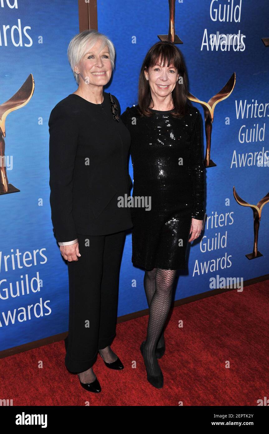 Glenn Close and Alison Cross arrives the 2018 Writers Guild Awards L.A ...
