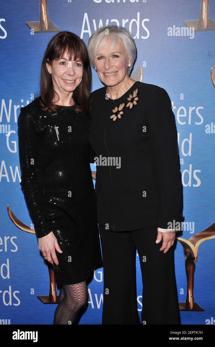 Allison Cross and Glenn Close arrives the 2018 Writers Guild Awards L.A ...