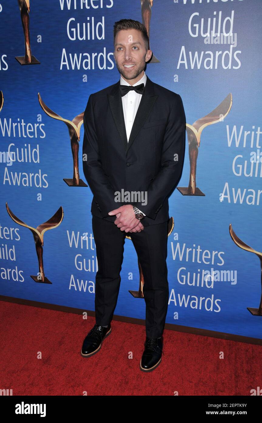 Chad Hodge arrives the 2018 Writers Guild Awards L.A. Ceremony at the ...