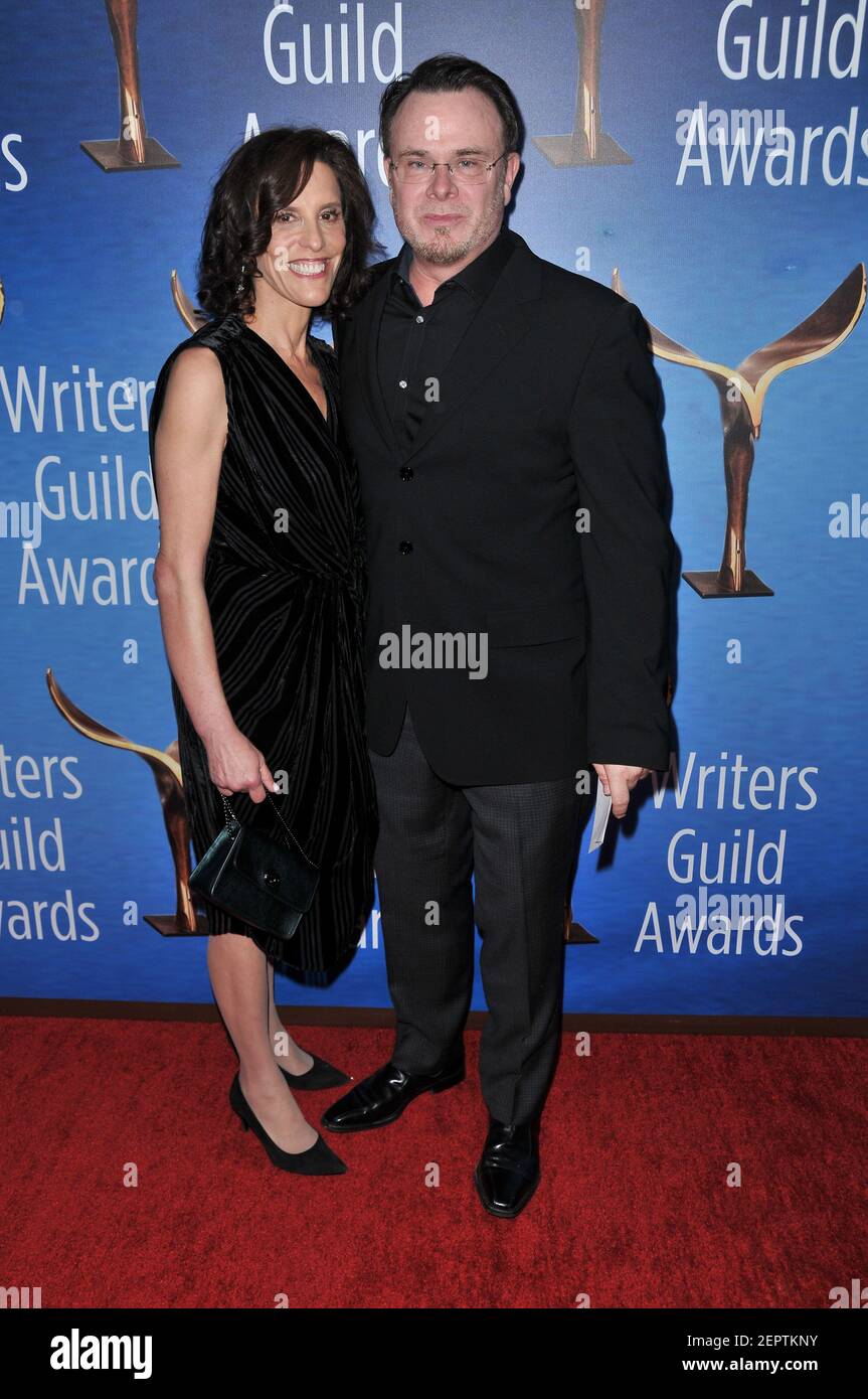 Tracy Poust and Jon Kinnally arrives the 2018 Writers Guild Awards L.A ...