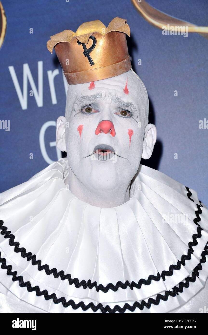 Mike Geier aka Puddles Pity Party arrives the 2018 Writers Guild Awards ...
