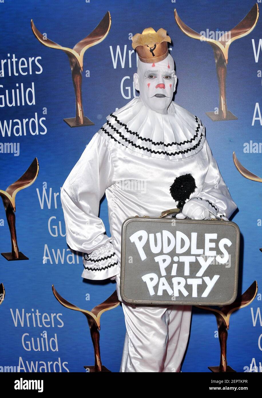 Mike Geier aka Puddles Pity Party arrives the 2018 Writers Guild Awards ...