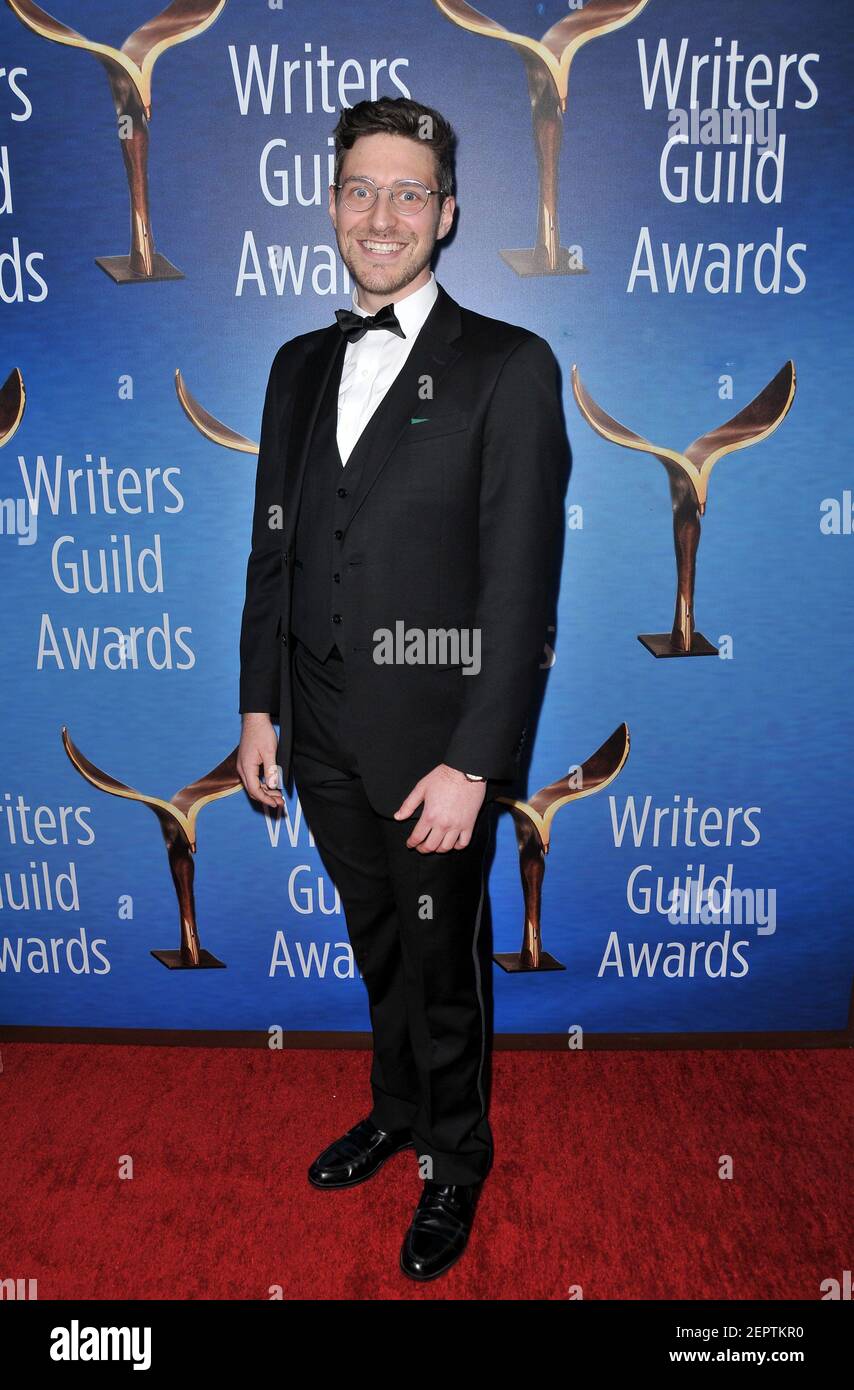 Zack Bornstein arrives the 2018 Writers Guild Awards L.A. Ceremony at ...