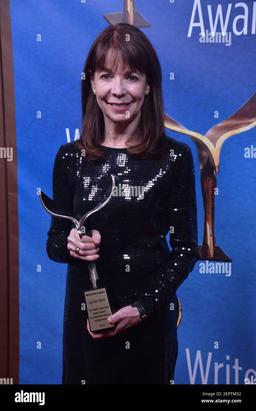 Alison Cross arrives the 2018 Writers Guild Awards L.A. Ceremony Press ...