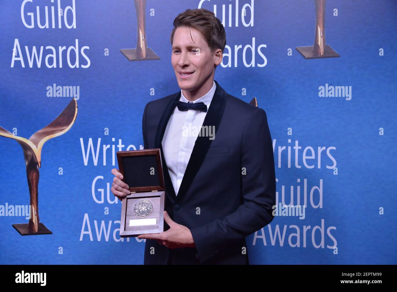 Dustin Lance Black arrives the 2018 Writers Guild Awards L.A. Ceremony ...