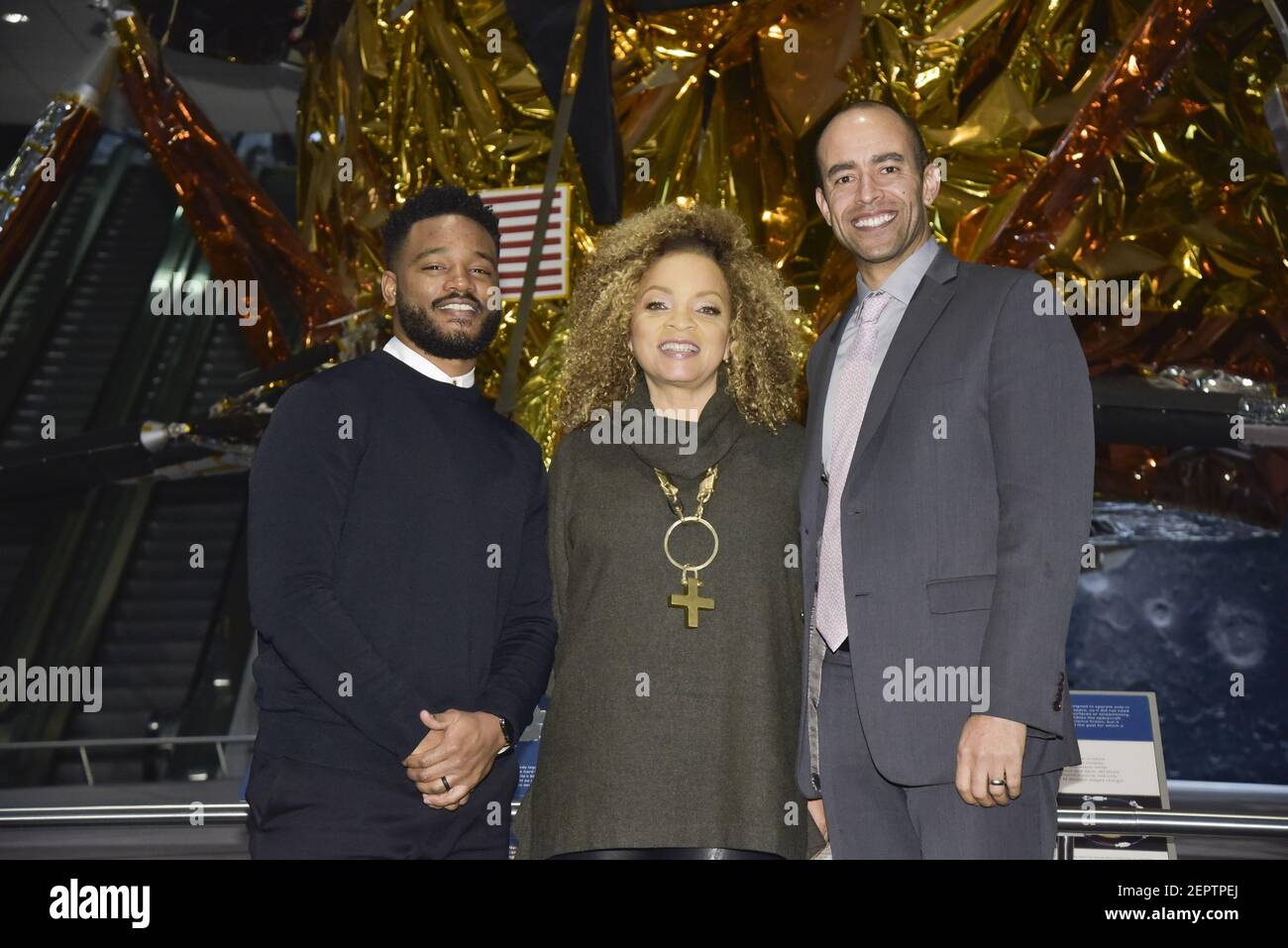 Director Ryan Coogler,Producer Nate Moore and Costume Designer Ruth E ...