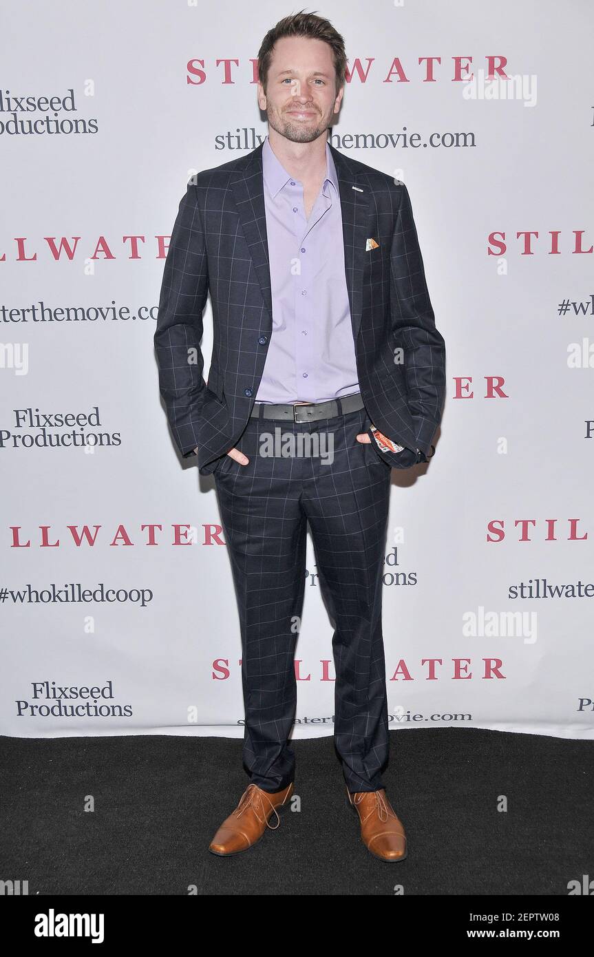 Actor Tyler Ritter arrives at the "Stillwater" World Premiere held at ...