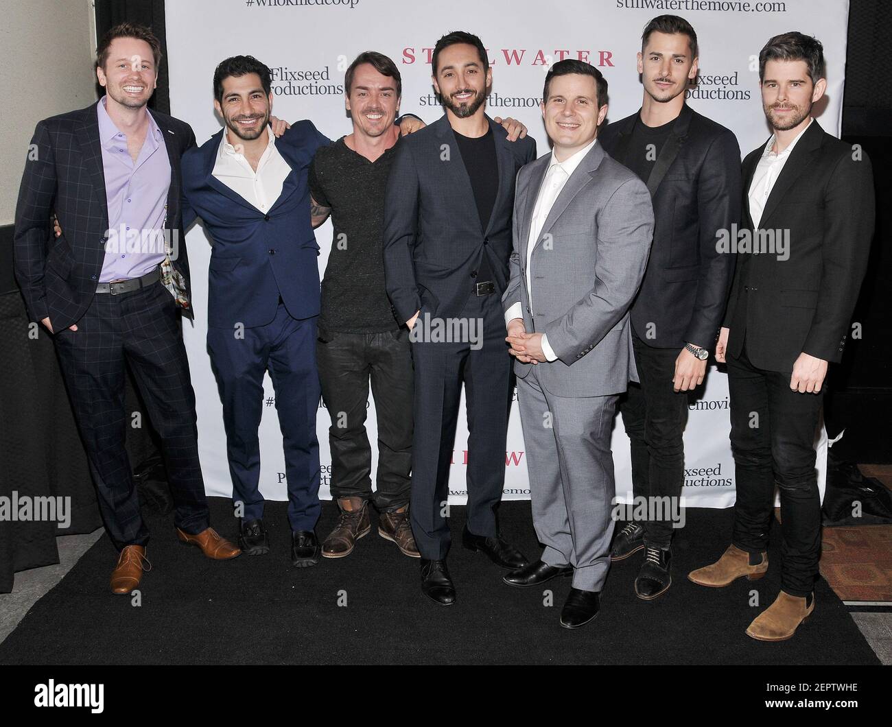 (L-R) "Stillwater" Cast - Tyler Ritter, Paul Elia, Mike Foy, Eric ...