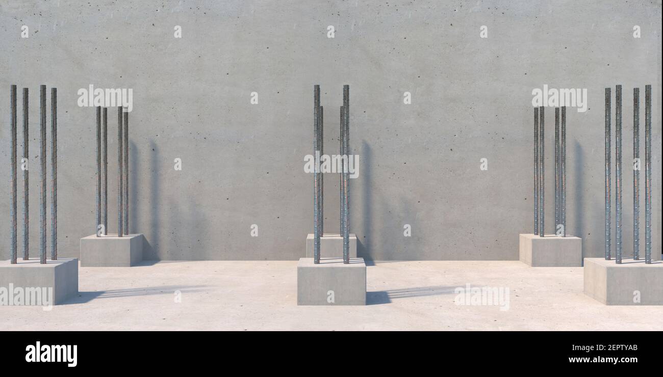 Steel Reinforced Concrete Column Concrete Column Steel Reinforcement