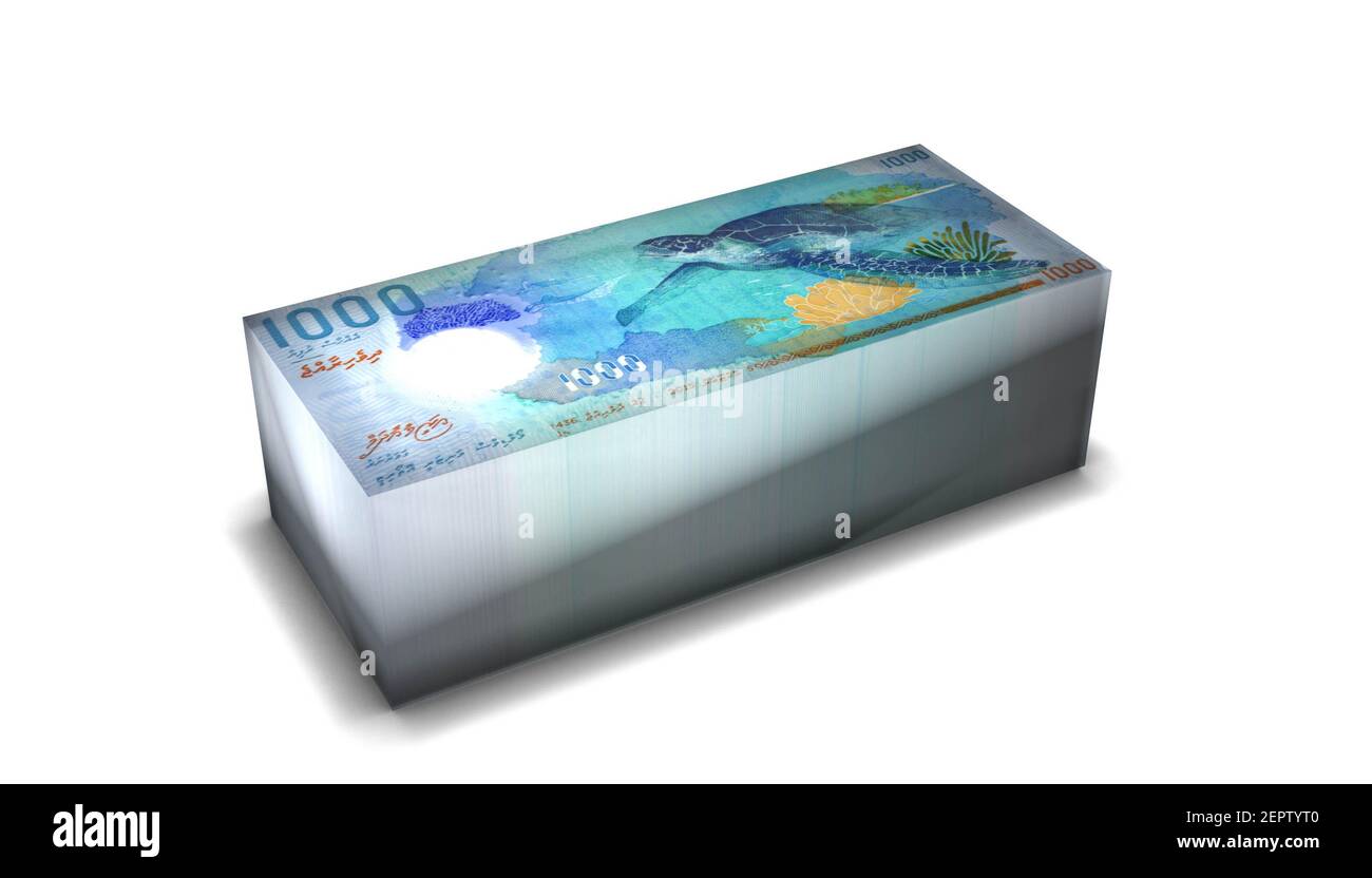 1000 maldivian rufiyaa banknote hi-res stock photography and images - Alamy