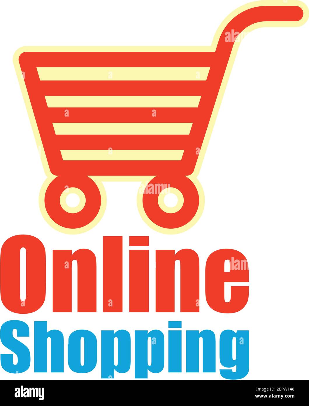 online store with online shopping logo for your business online. vector ...