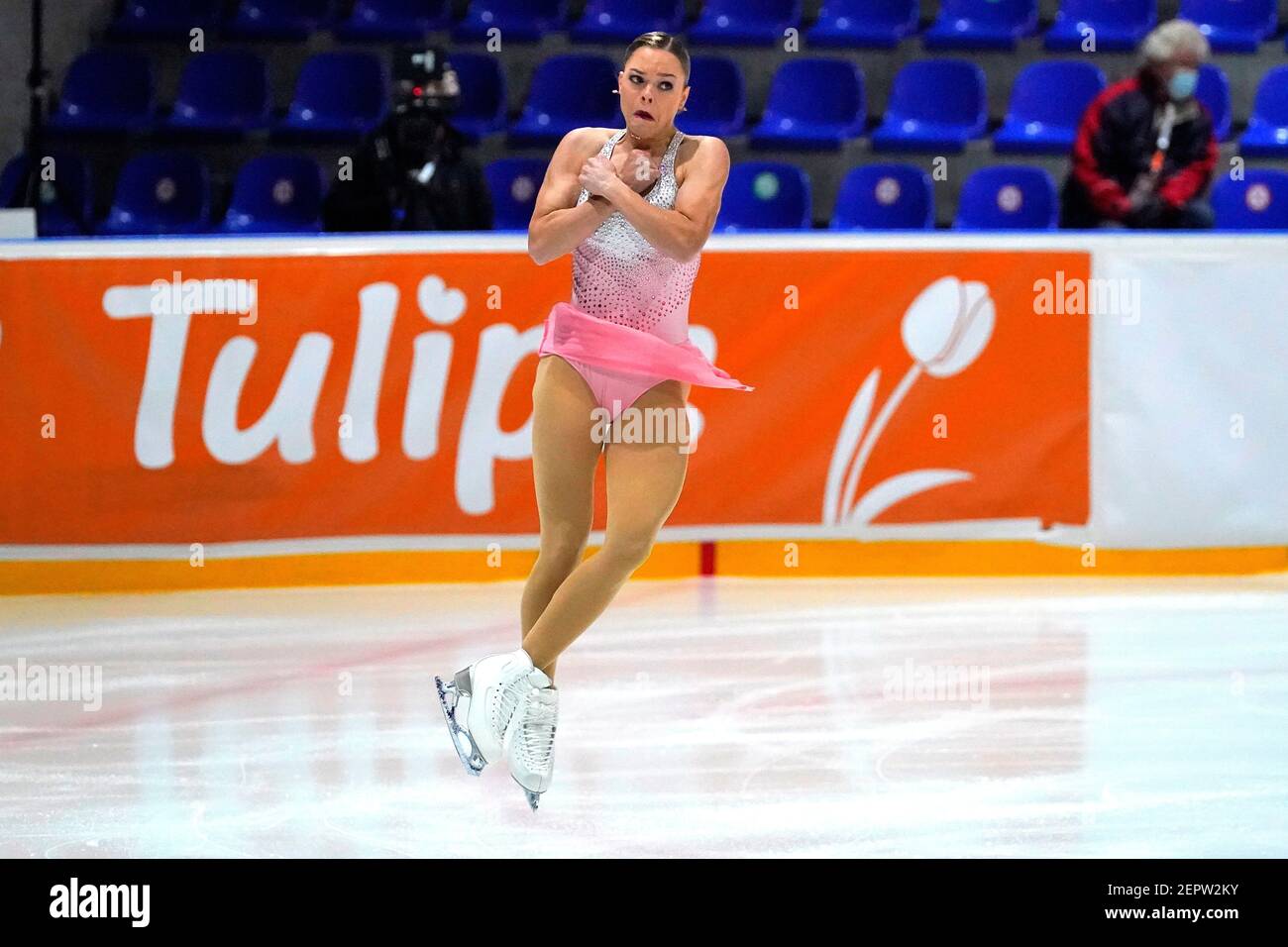 Loena Hendrickx (BEL), during Challenge Cup Figure Skating on February ...