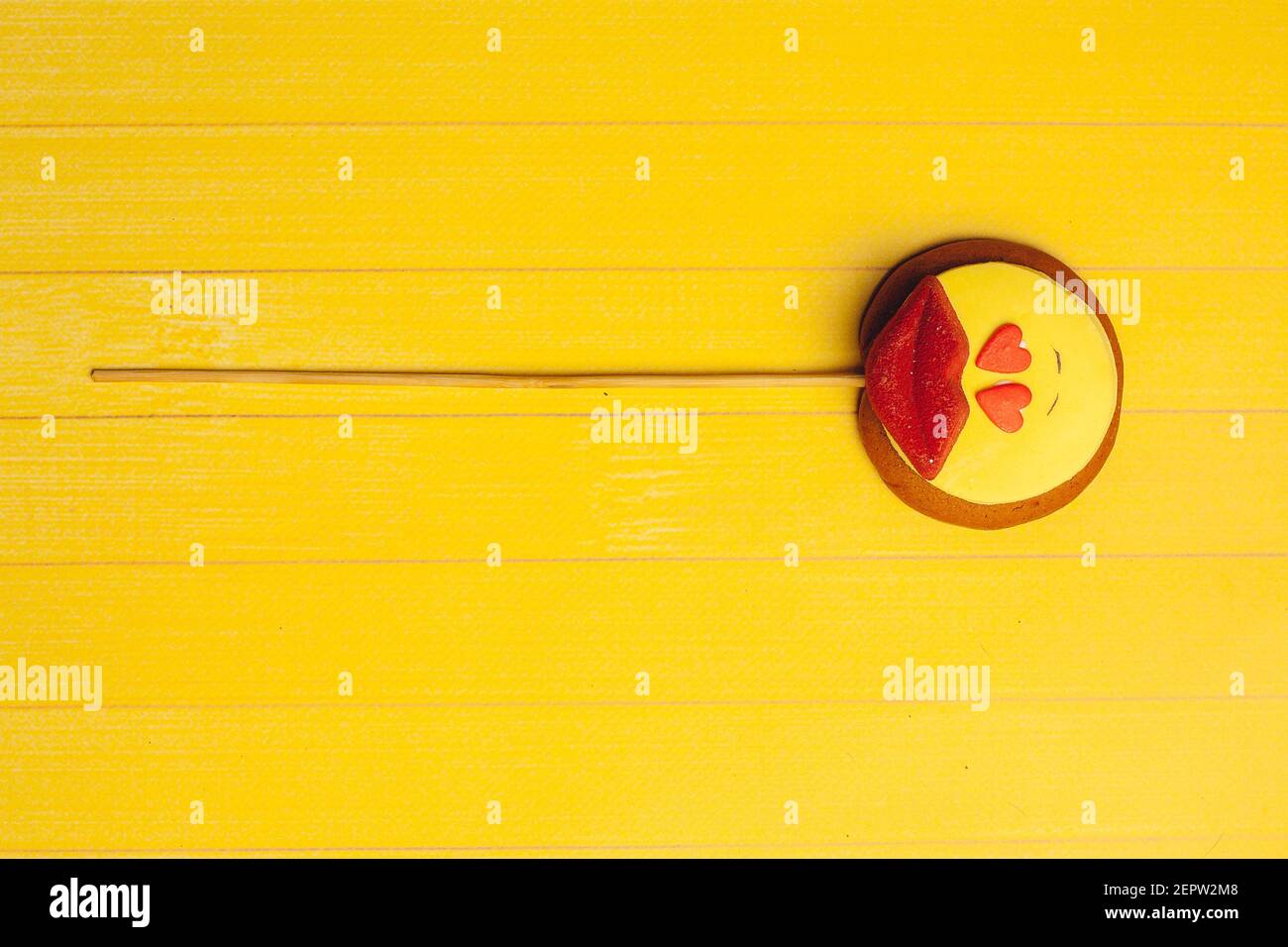 gingerbread in the form of a smiley on a stick marmalade sweets dessert ...