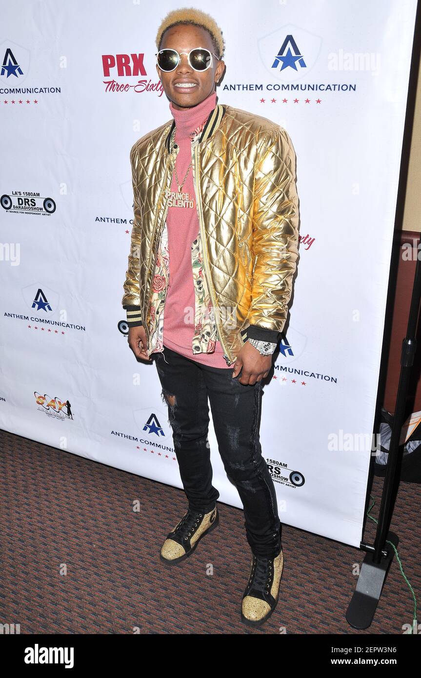 Rapper Silentó arrives at the 2018 All Star Celebrity Game held at the ...