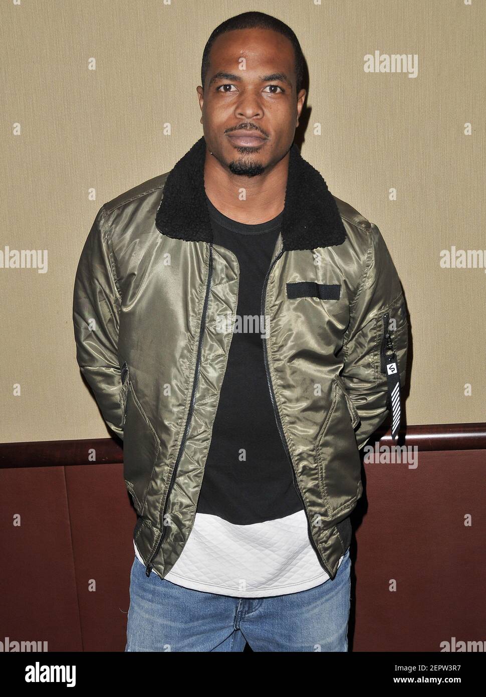 Kevontay Jackson arrives at the 2018 All Star Celebrity Game held at ...